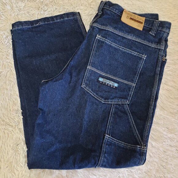 Brooklyn Xpress | Jeans | Y2k Vtg Brooklyn Express Baggy Jeans 38 Denim ...